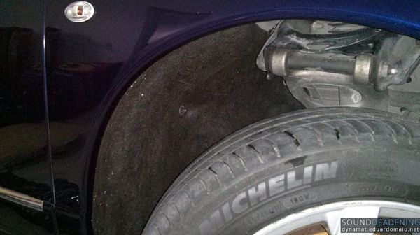 Front wheel wells - Sound Deadening