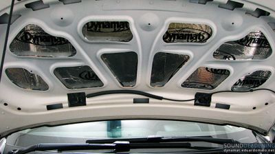 Engine compartment - Sound Deadening