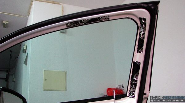 Front doors with MLV - Sound Deadening